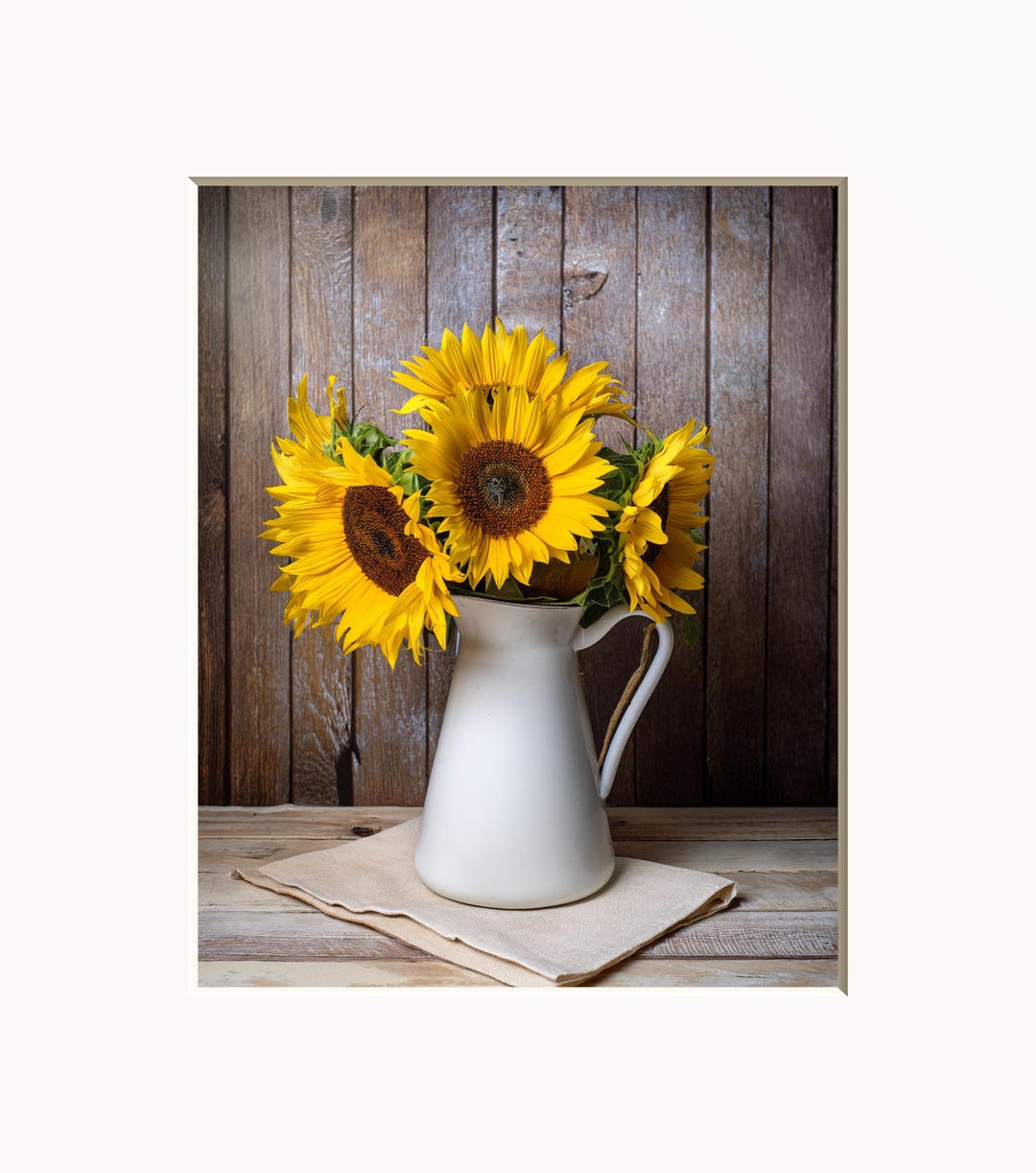 Rustic Sunflower Decor, Rustic Home Decor, Farmhouse Wall Art, Country ...