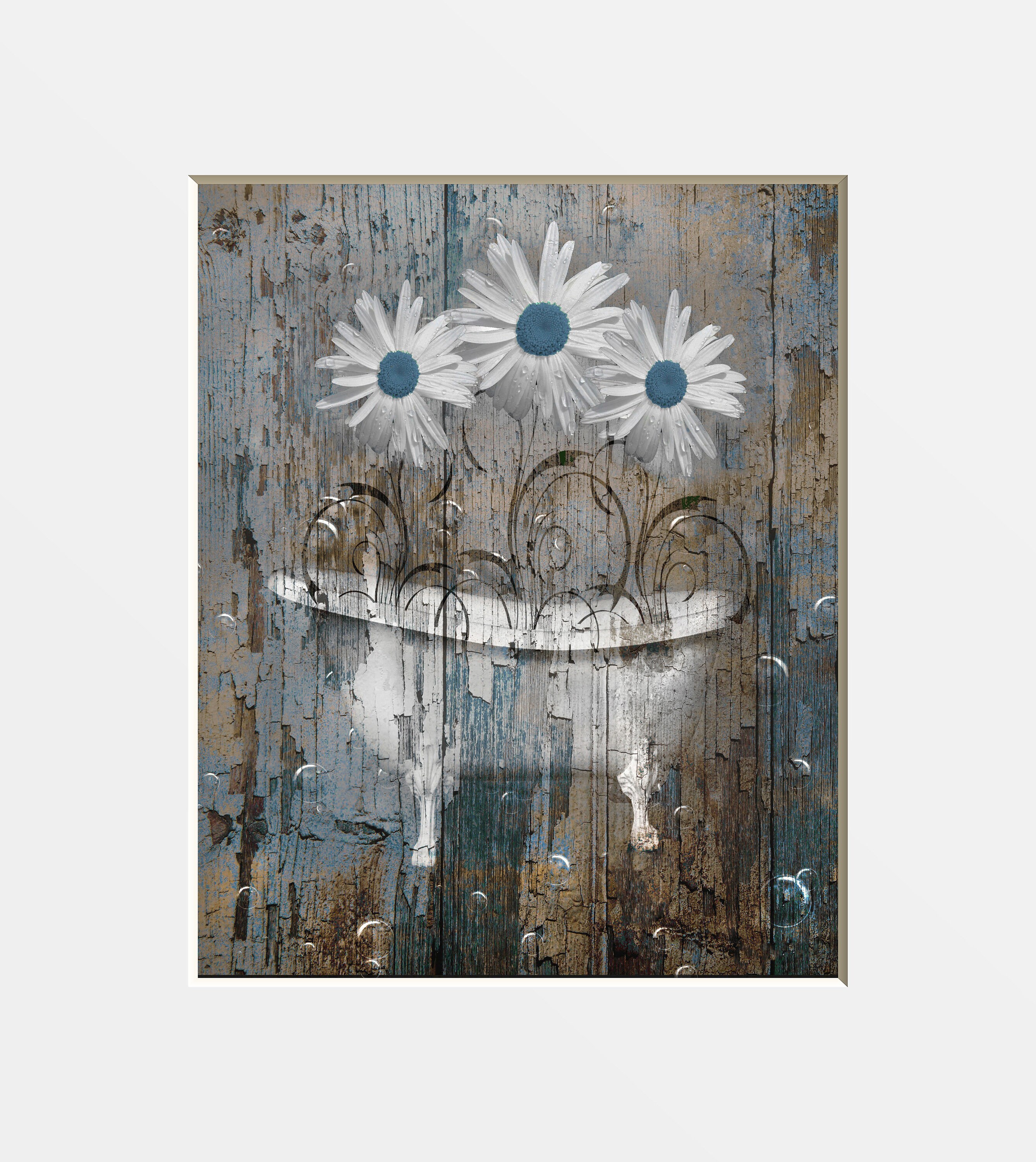 Brown Blue Rustic Floral Tree Branch Photography Home Decor - Etsy