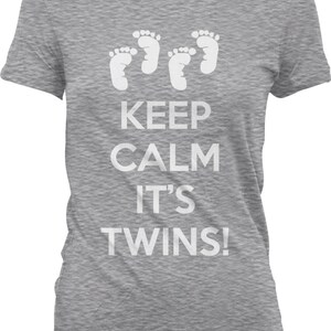 Keep CALM It's TWINS Maternity / Paternity / New Baby / - Etsy
