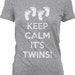 Keep CALM It's TWINS Maternity / Paternity / New Baby / | Etsy