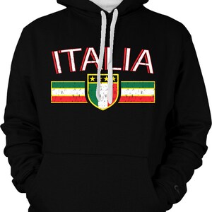 ITALY Country Sweatshirt, Italia Hoodie, Two Tone Sweatshirt, Italian ...