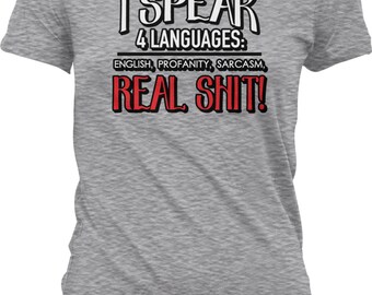 I Speak 4 Languages - Etsy