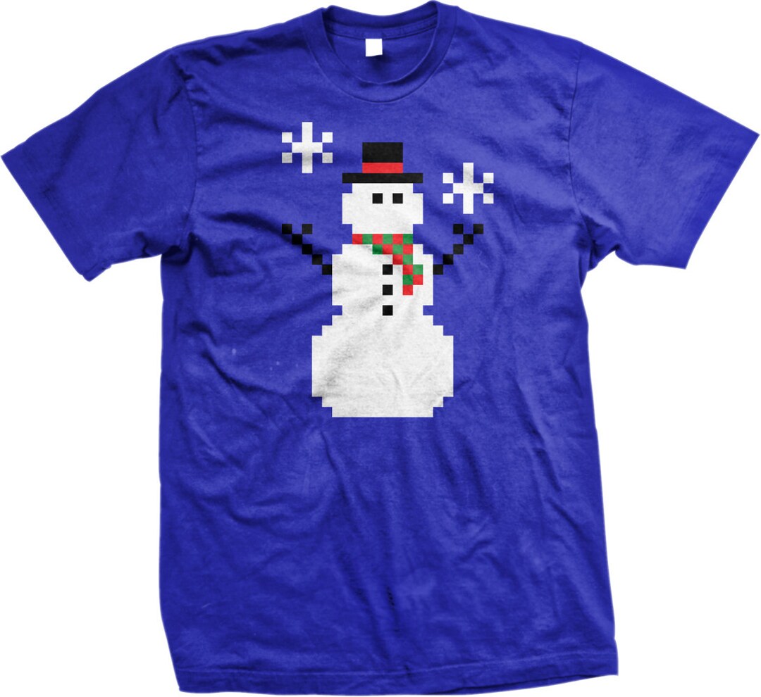 8 Bit Winter Snowman It's Not Frosty but He's Still - Etsy