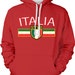 ITALY Country Sweatshirt, Italia Hoodie, Two Tone Sweatshirt, Italian ...