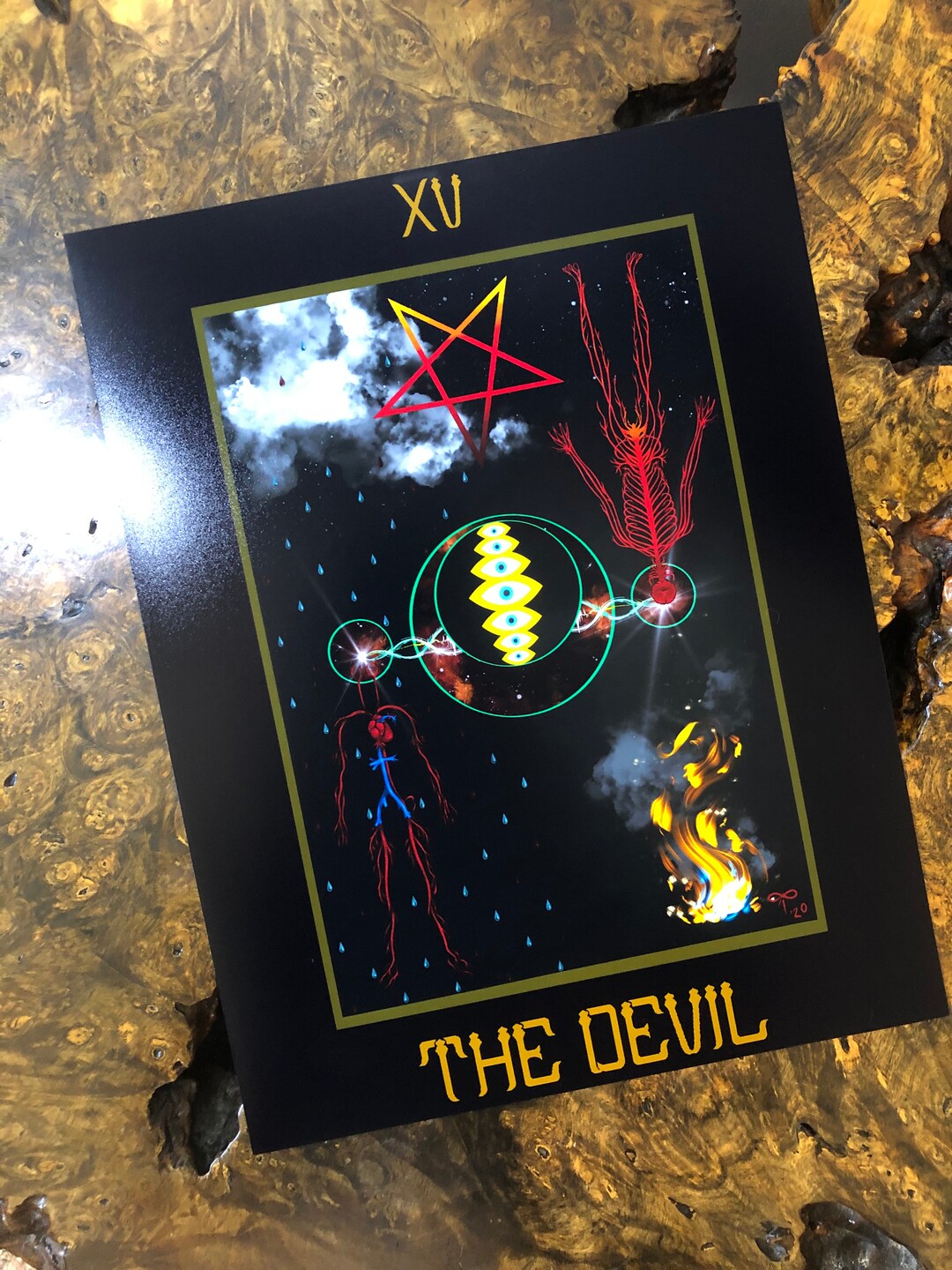 XV. the Devil Print From the Illustrated Alchemist’s Tarot - Etsy