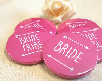 Heart Hen Do / Wedding / Team Bride / Bride Tribe Badge A | Etsy