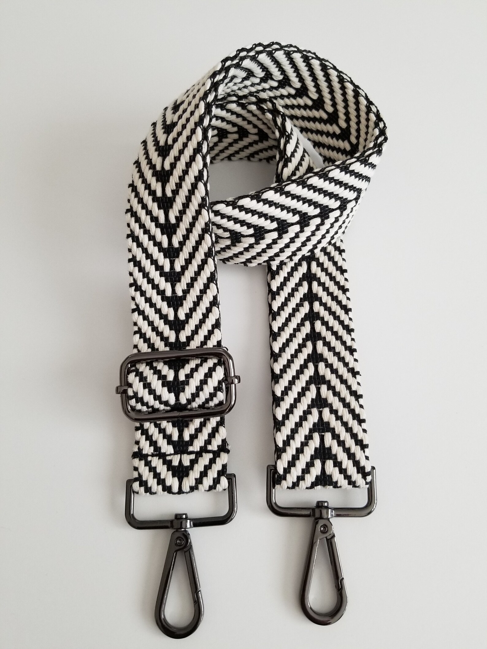 Boho Woven Purse Strap/bag Strap/ 1 1/2 Inch Wide Adjustable Crossbody ...