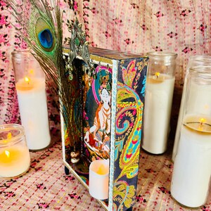 Small Handmade Box Altar Featuring Tibetan Goddess White Tara; 100% ...