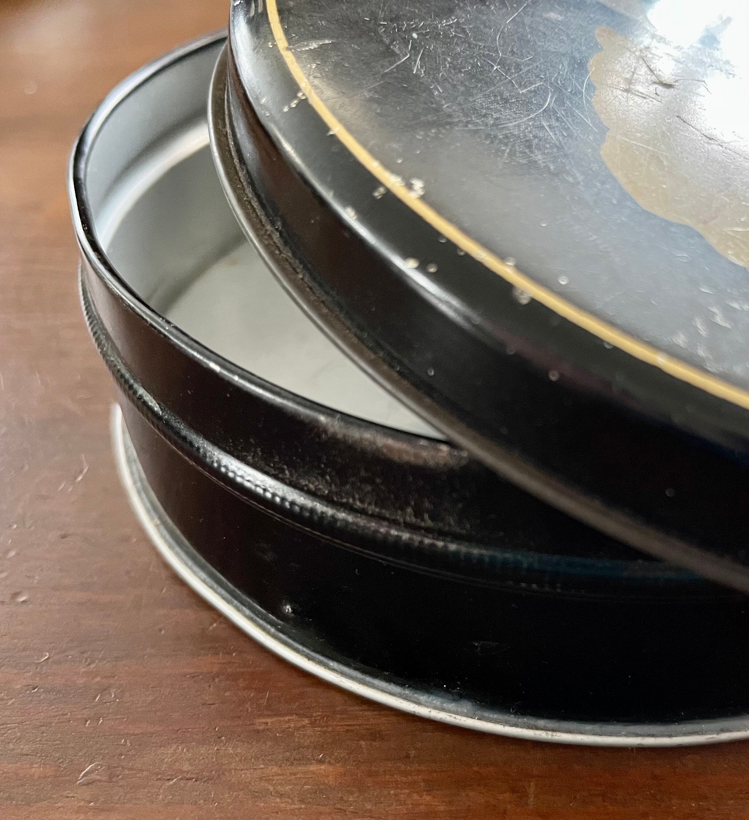 Vintage Round Candy Tin With Magnolias - Etsy