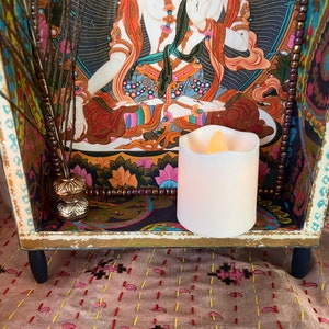 Small Handmade Box Altar Featuring Tibetan Goddess White Tara; 100% ...