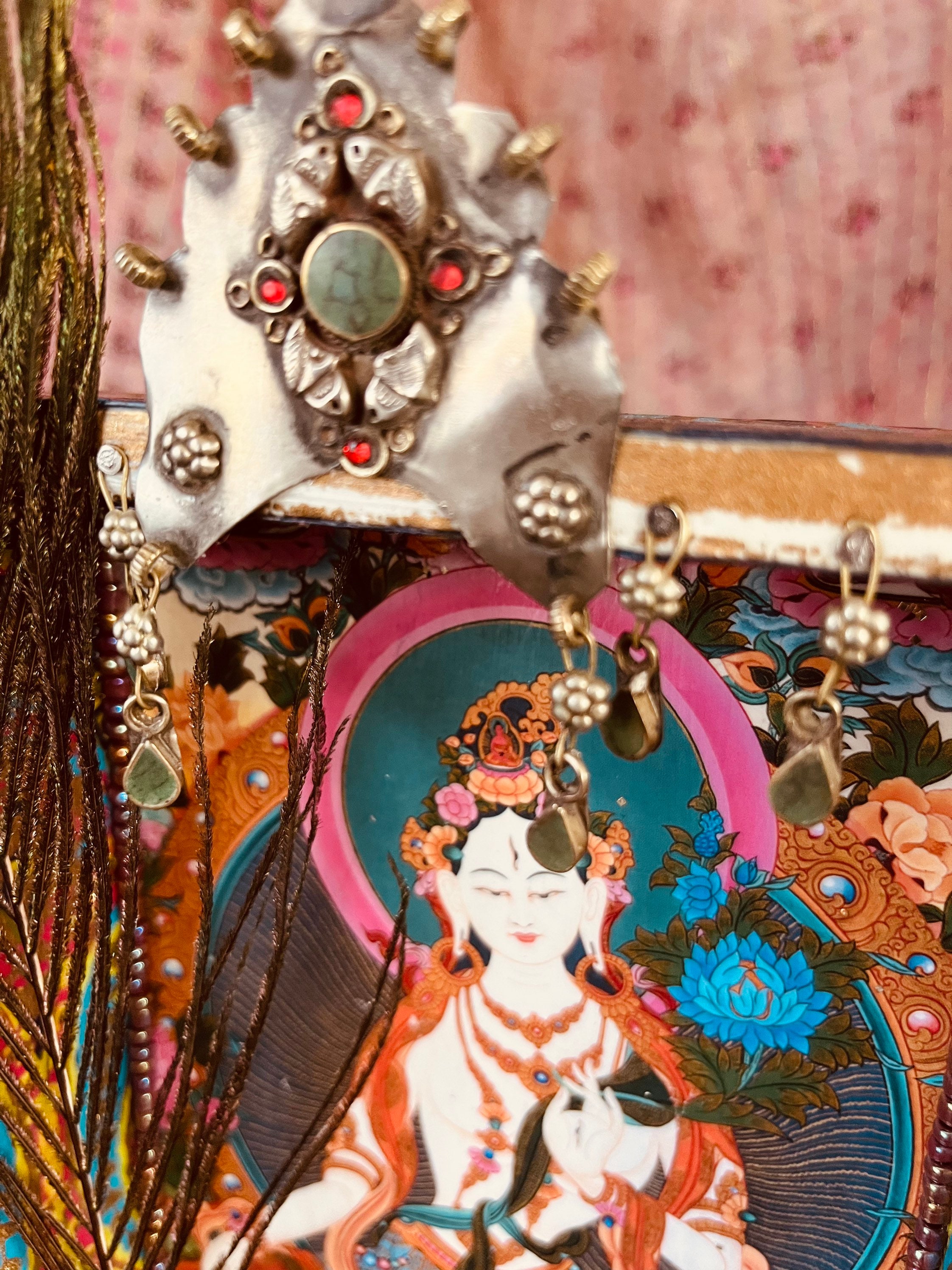 Small Handmade Box Altar Featuring Tibetan Goddess White Tara - Etsy