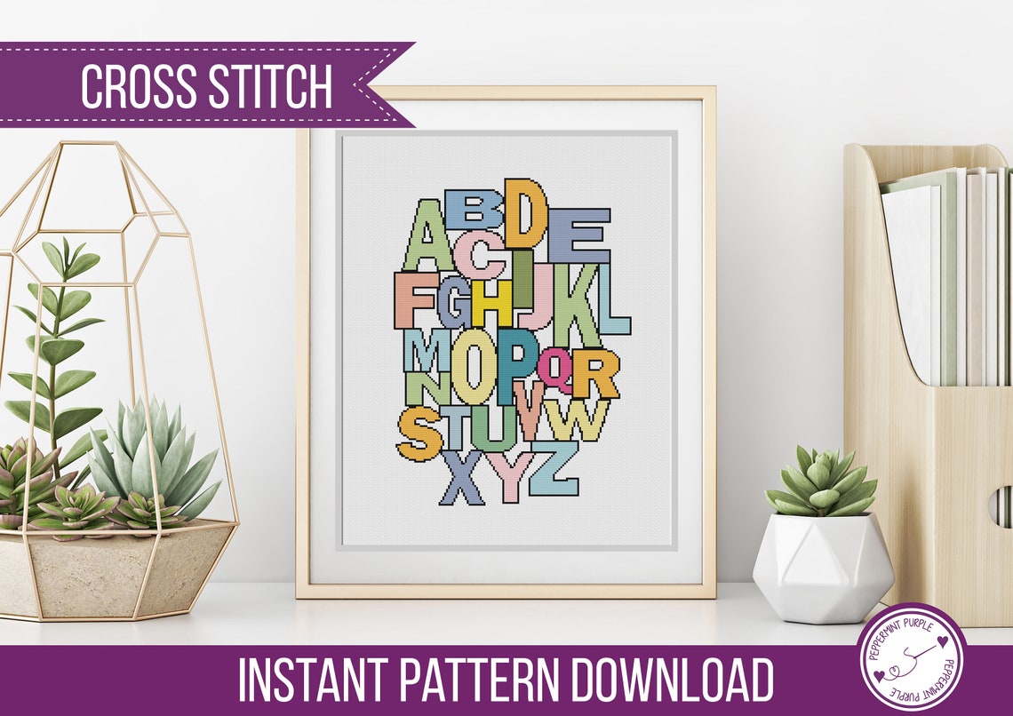 Nursery Cross Stitch Pattern Cross Stitch Chart Unisex - Etsy