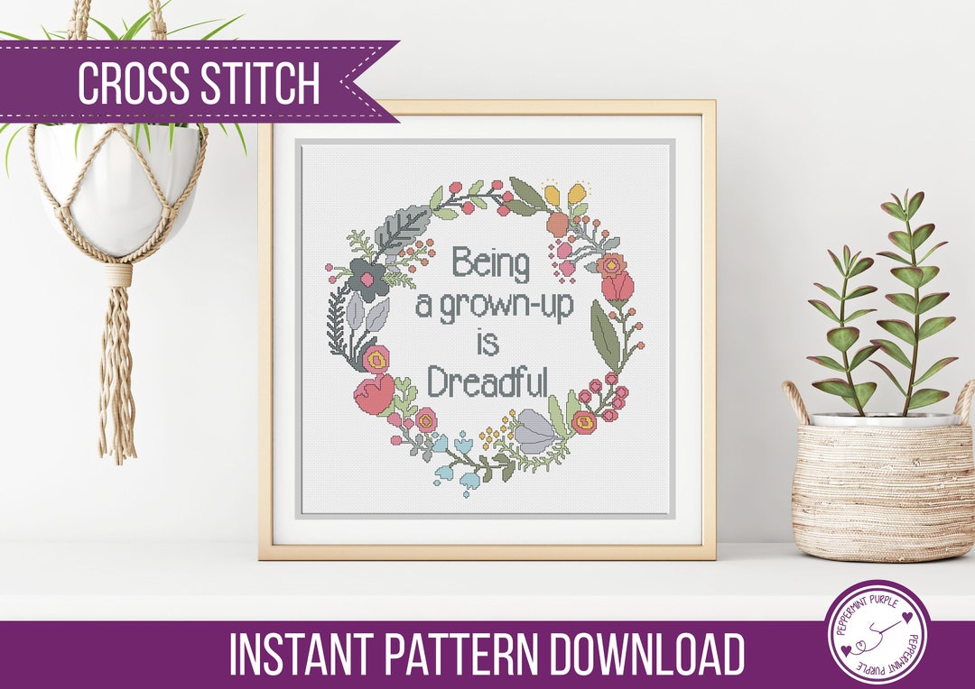 Funny Cross Stitch Pattern Cross Stitch PDF Funny Cross - Etsy