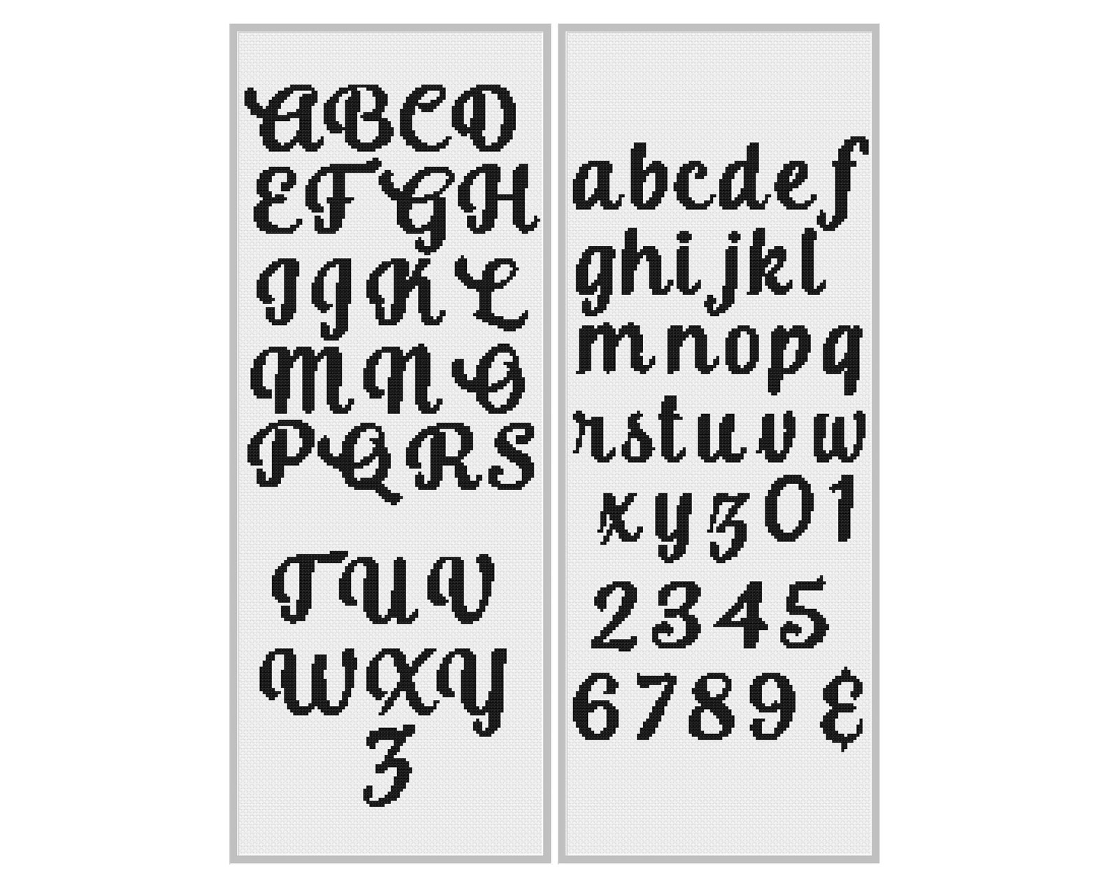 French Style Font Alphabet PDF French Style Alphabet Font by | Etsy