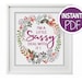 Modern Cross Stitch Pattern Sarky Sassy Snarky Subversive - Etsy