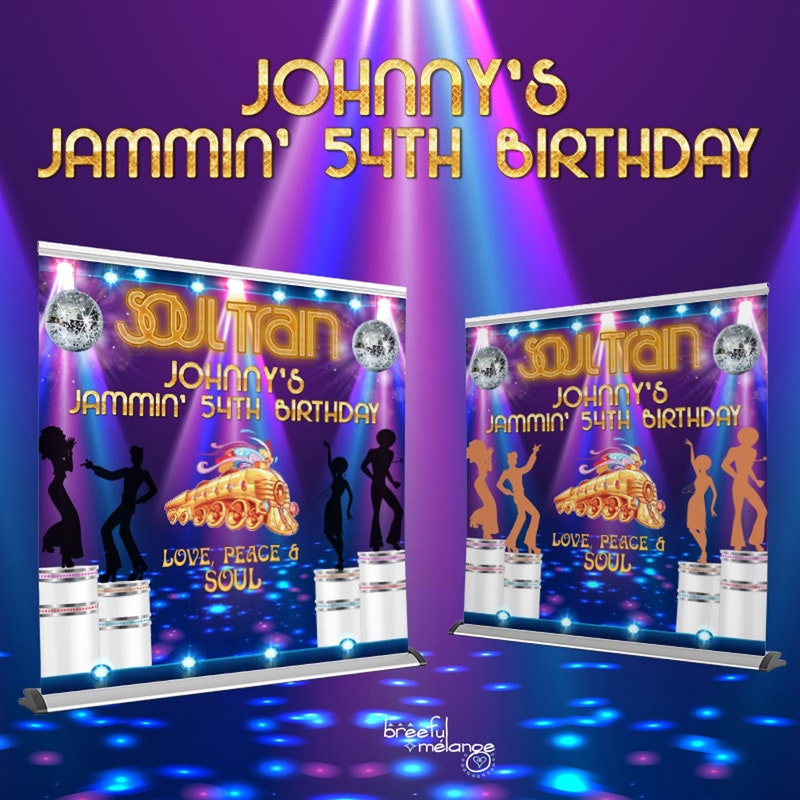 Soul Train Backdrop - Etsy