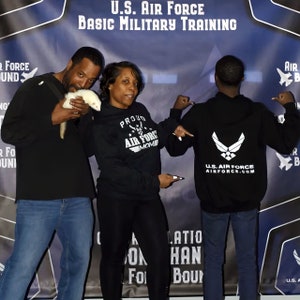 Step and Repeat Air Force Bound Sendoff Backdrop, Personalized Banner ...