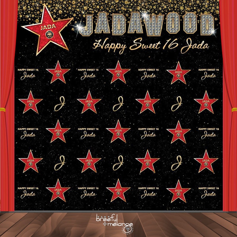 Hollywood Backdrop - Etsy