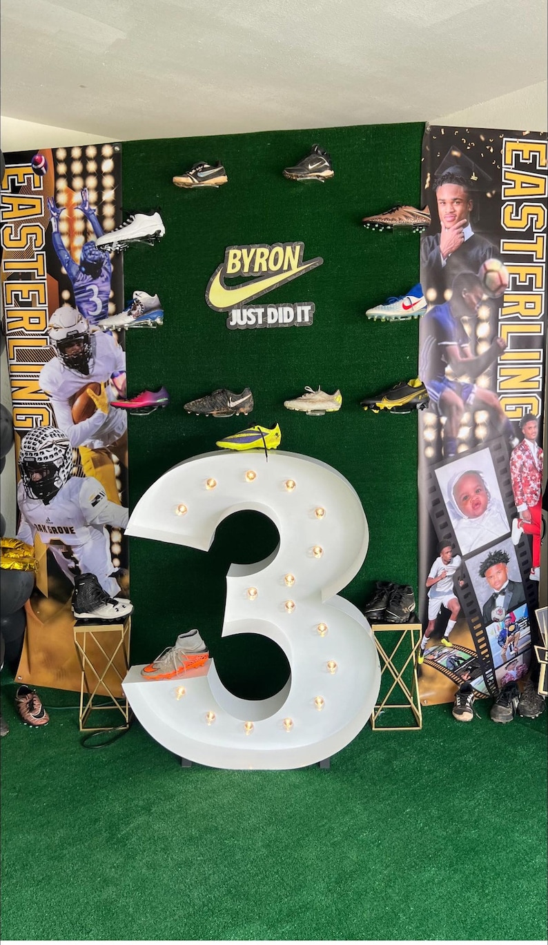 Hall of Fame Graduation Backdrop, Photo Collage Banner, Personalized ...