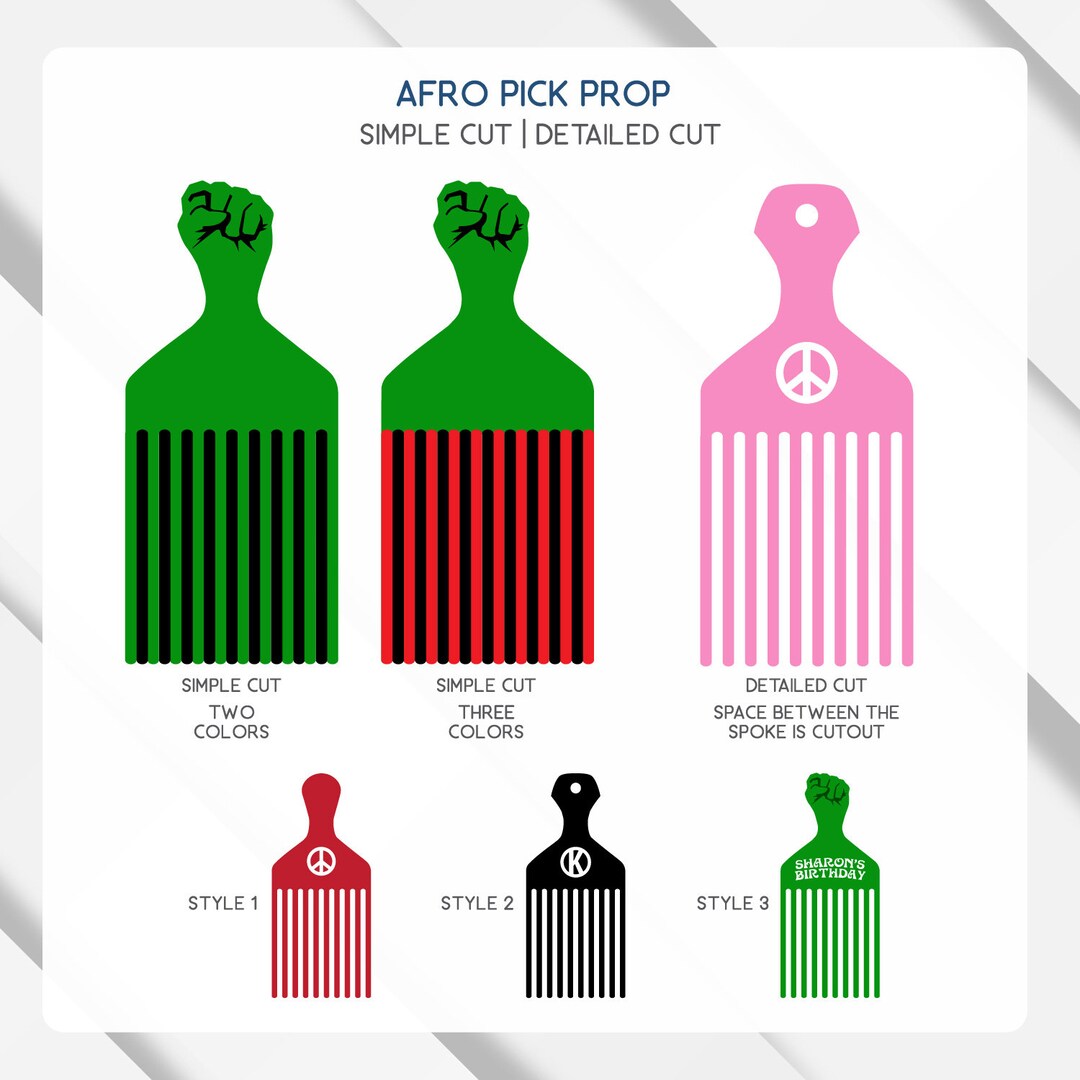 Afro Pick Event Prop, Photo Prop, Corrugated Plastic, 70s 80s Disco ...
