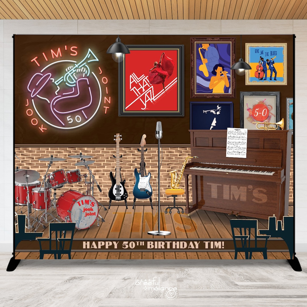 Jook Joint Birthday Backdrop Banner Juke Joint Backdrop - Etsy.de