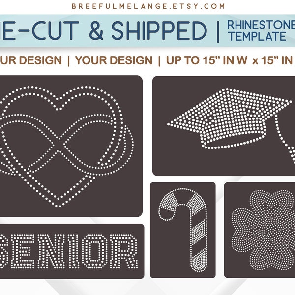 Pre Cut Rhinestone Templates - Etsy