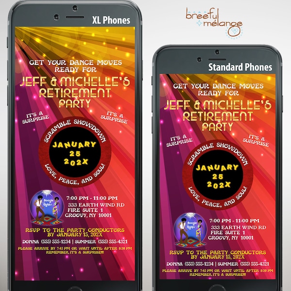 Soul Train Party Invitation - Etsy