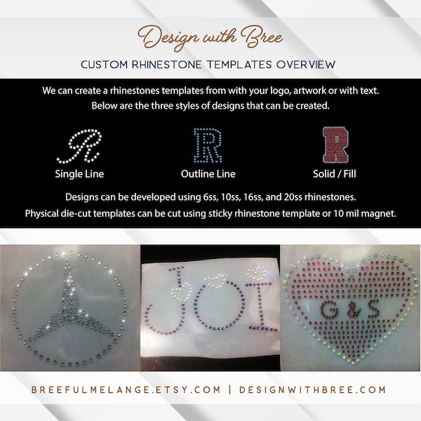 Rhinestone Custom - Etsy