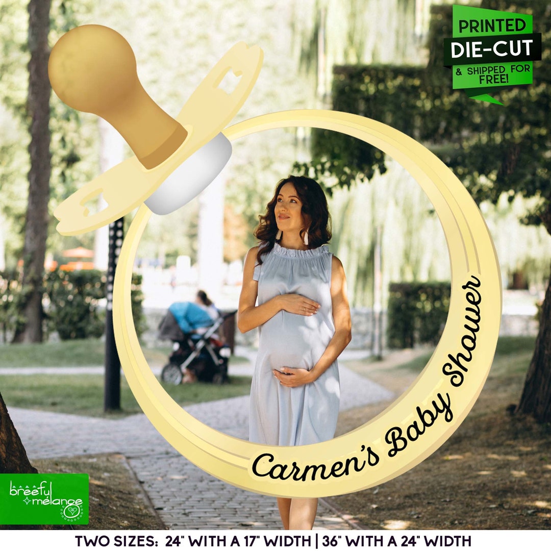Baby Pacifier Photo Prop, Baby Shower, 24", 36", Custom Die Cut Photo ...