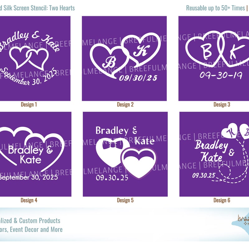 Love Stencil - Etsy