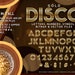 Disco Gold Alphabet, 8" in Tall, Letters Numbers Symbols, PNG SVG, 70s ...