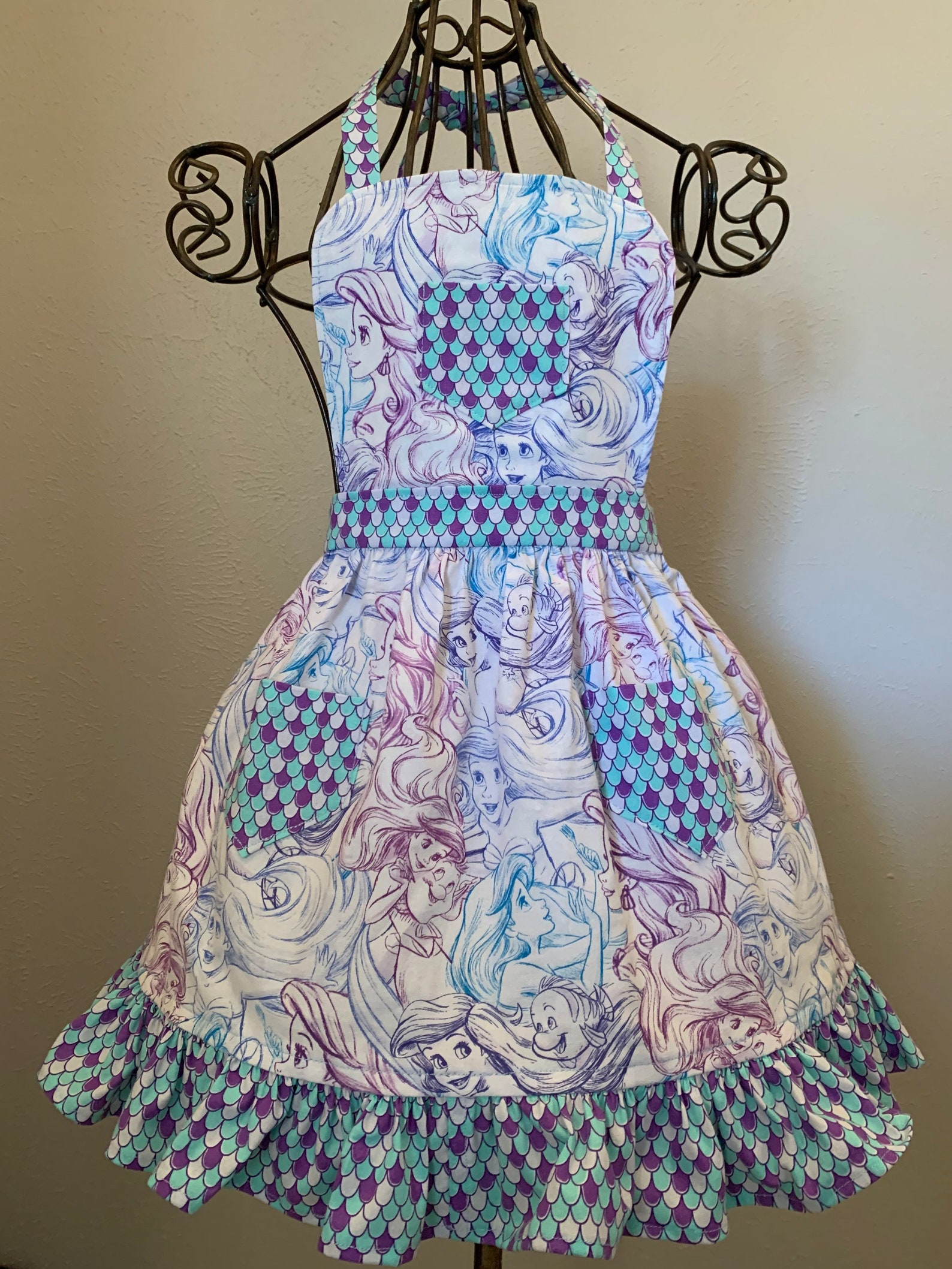 Little Mermaid Apron - Etsy