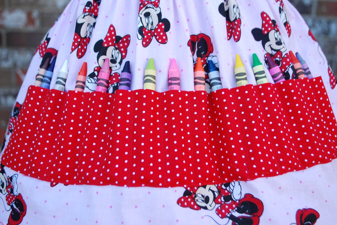 MINNIE MOUSE APRON - Etsy