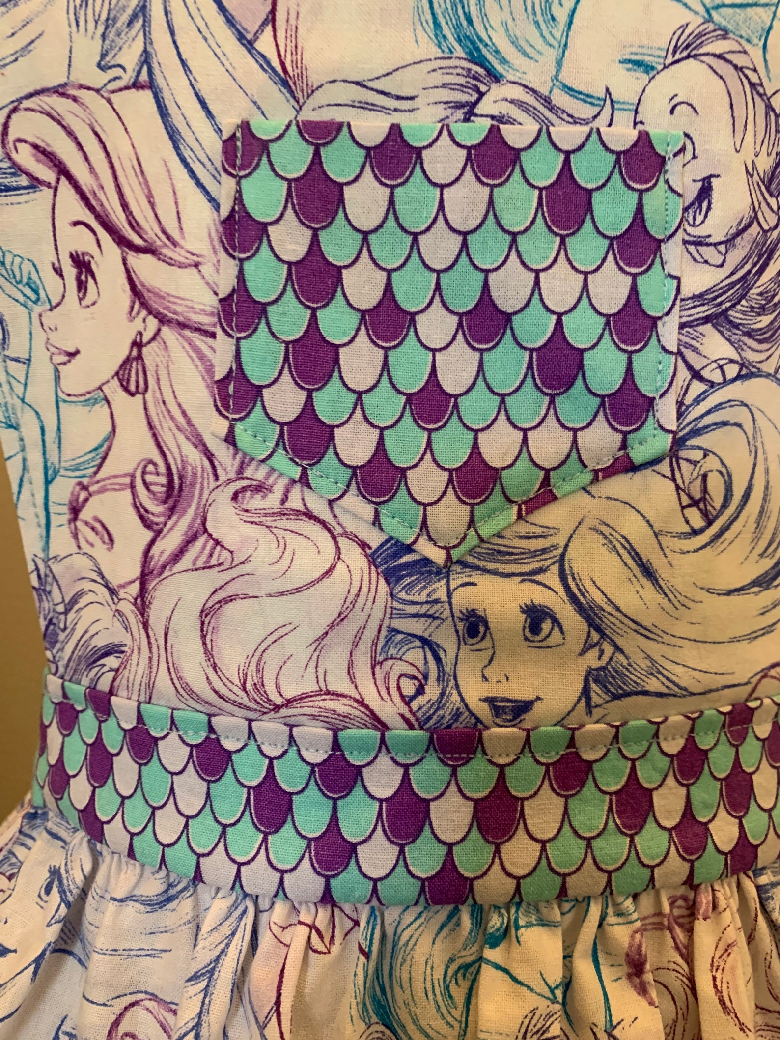Little Mermaid Apron - Etsy