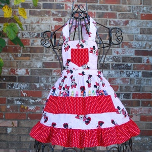 MINNIE MOUSE APRON - Etsy