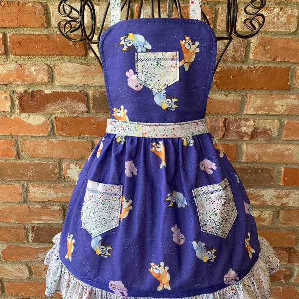 Bluey Birthday Apron - Etsy
