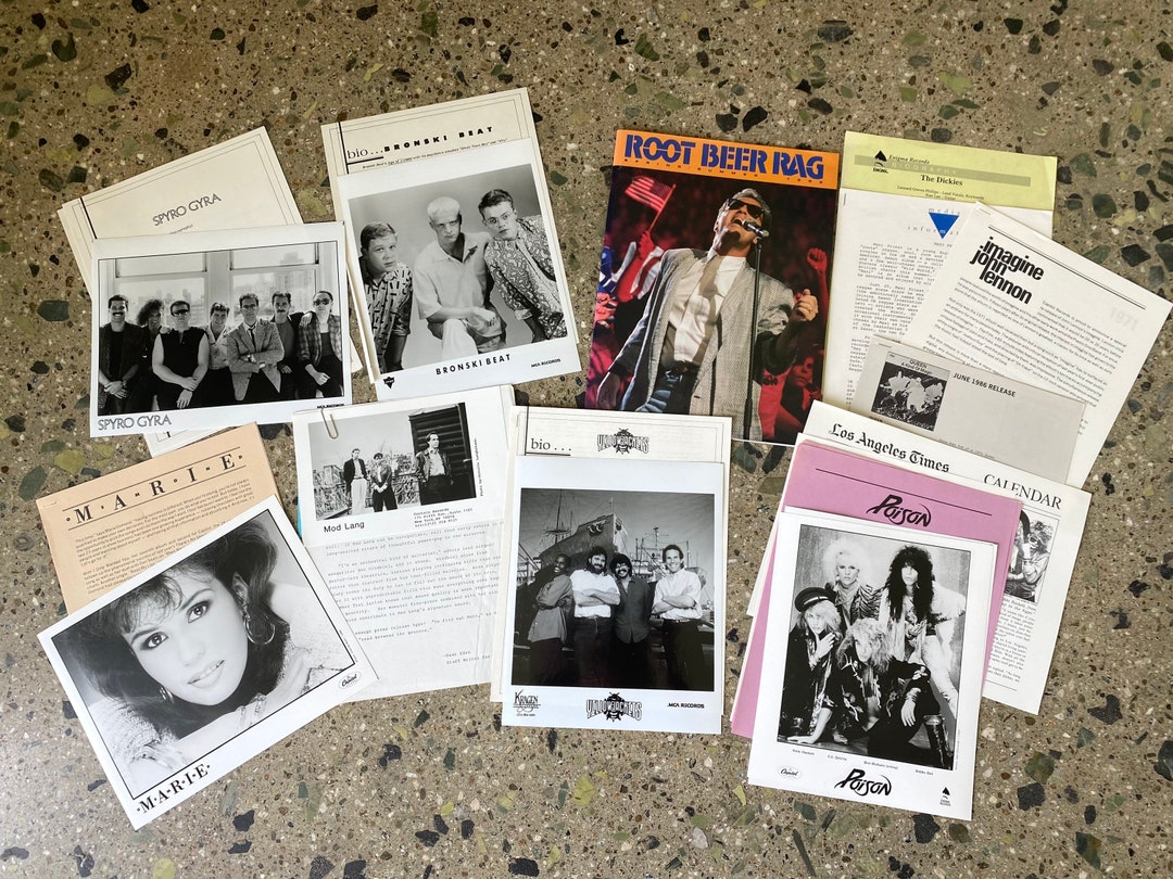 Promotional Music Packages - Large Lot of Misc. 1980's Promo Music ...