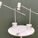 Frandsen Counter Balance Halogen Task Lamps in White With Chrome ...