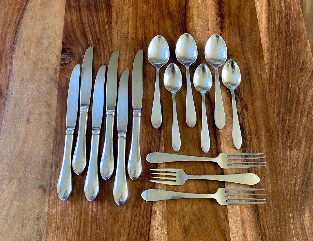 Retroneu Kent Flatware - 15 Assorted Pieces Stainless Steel Korea - Etsy