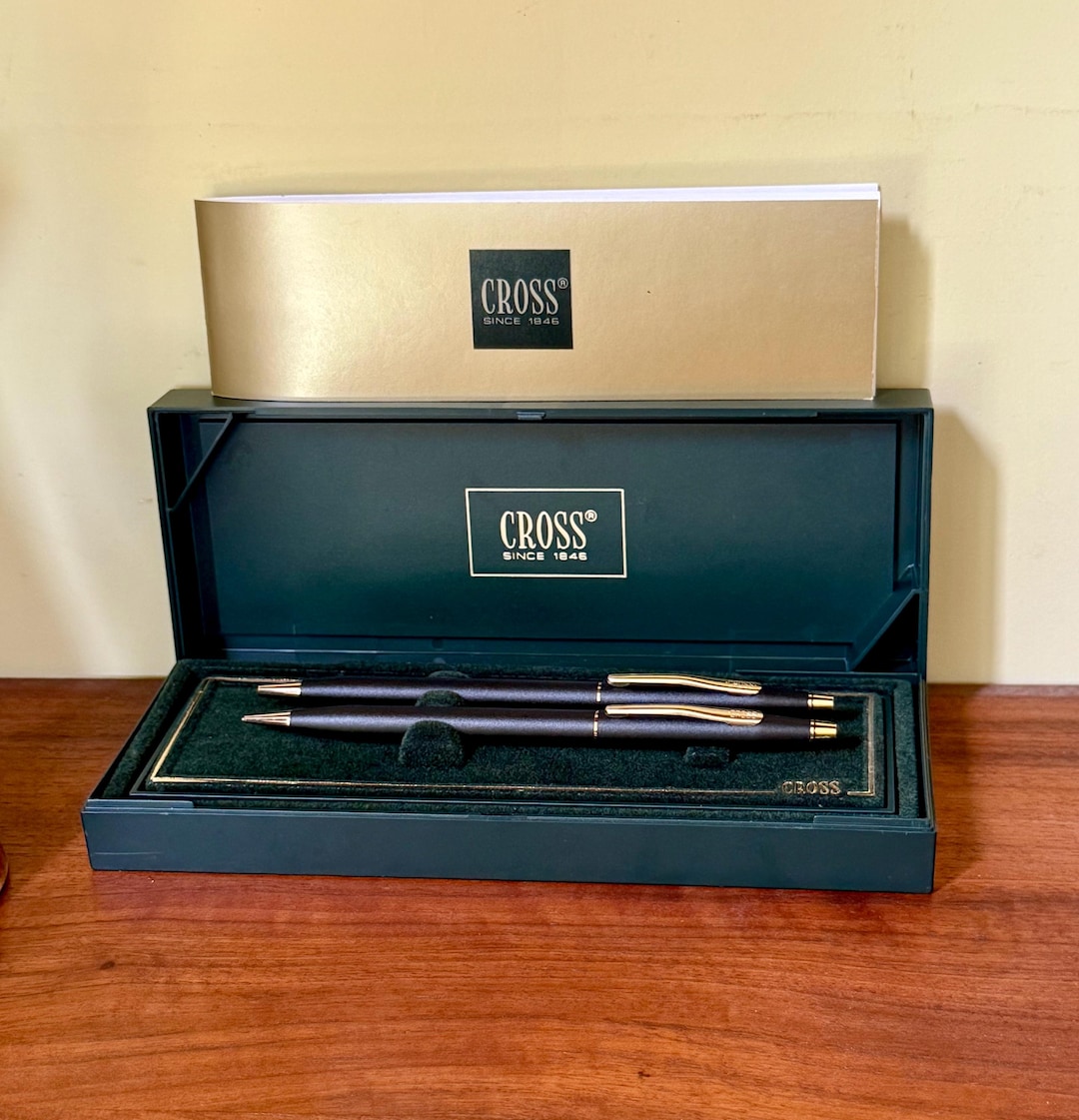 Cross Pen Set - Vintage Cross Pen and Pencil Set #2501 in Original Box ...