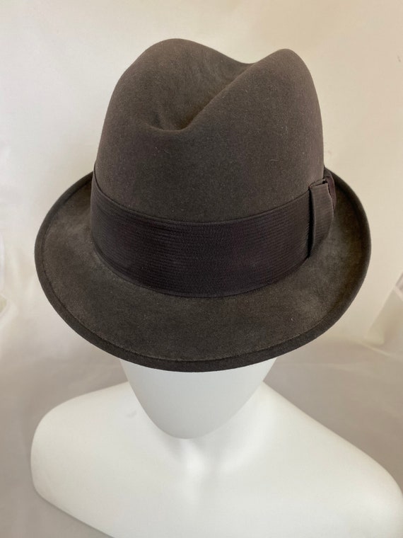 Stetson Stetsonian Fedora Beaver Mushroom Grey / Brow… - Gem