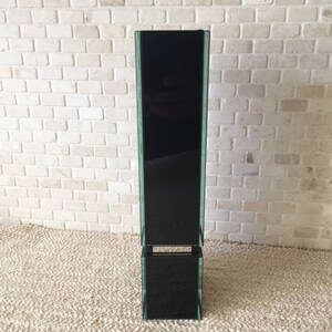 Philippi Germany Vase - Vintage Black Mirror Vase - Etsy