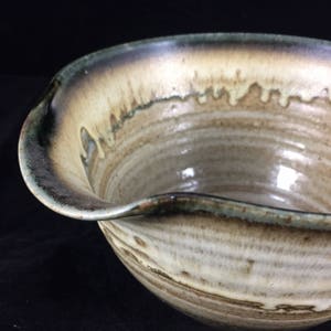 Ted Scatchard Pottery Bowl With Pour Spout - Vintage - Etsy