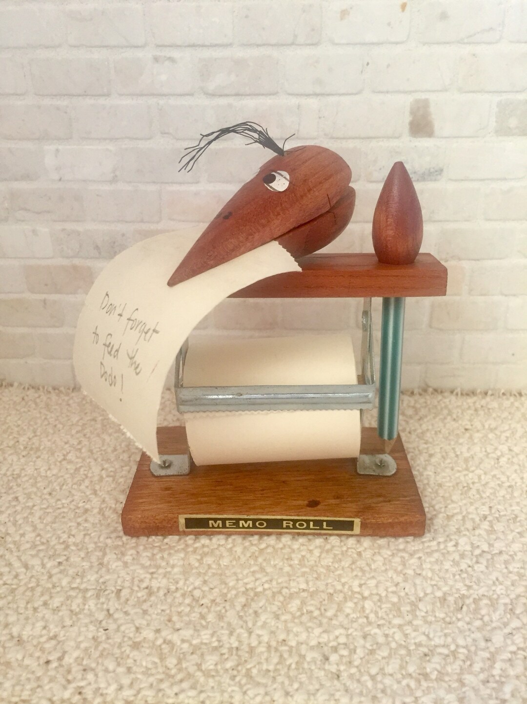 Dodo Bird Memo Pad Mid Century Modern - Etsy