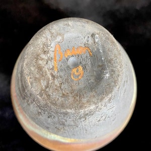 Norman Bacon Raku Pottery Vase Signed - Etsy