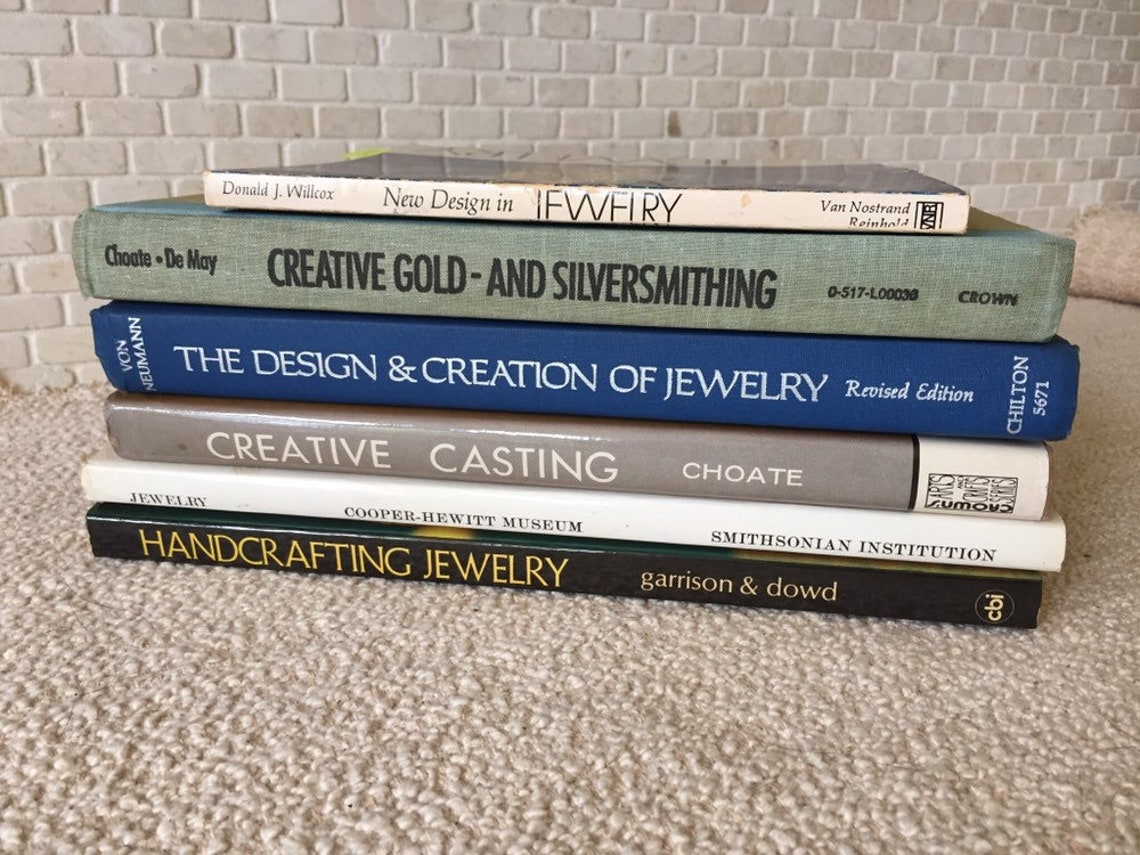 Jewlery Design Making Casting Books c. 1970s Vintage Bundle | Etsy