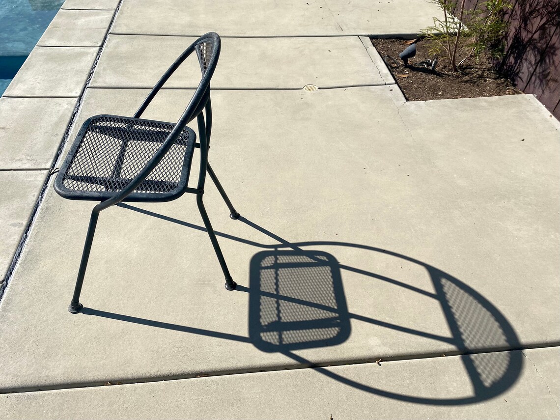 Rid Jid Patio Set - Vintage Mid Century Modern Rid-jid Folding Metal ...
