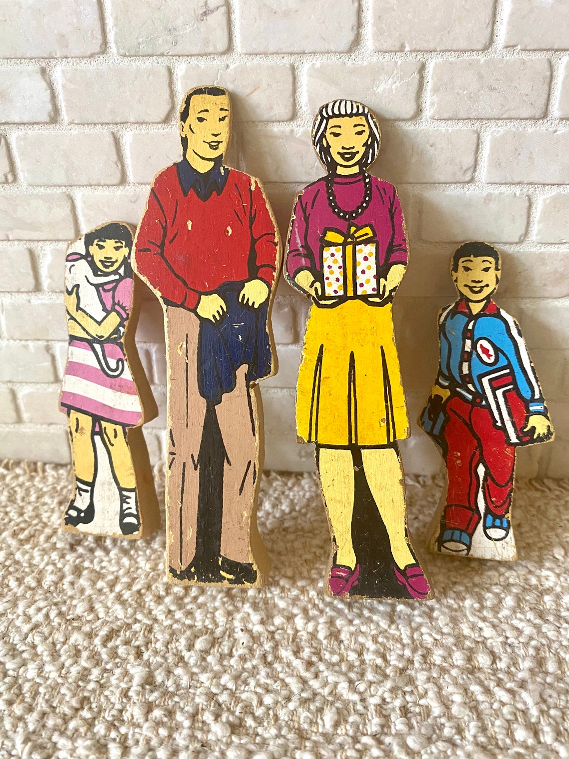 Guidecraft Community Helpers and Families Vintage Wood | Etsy