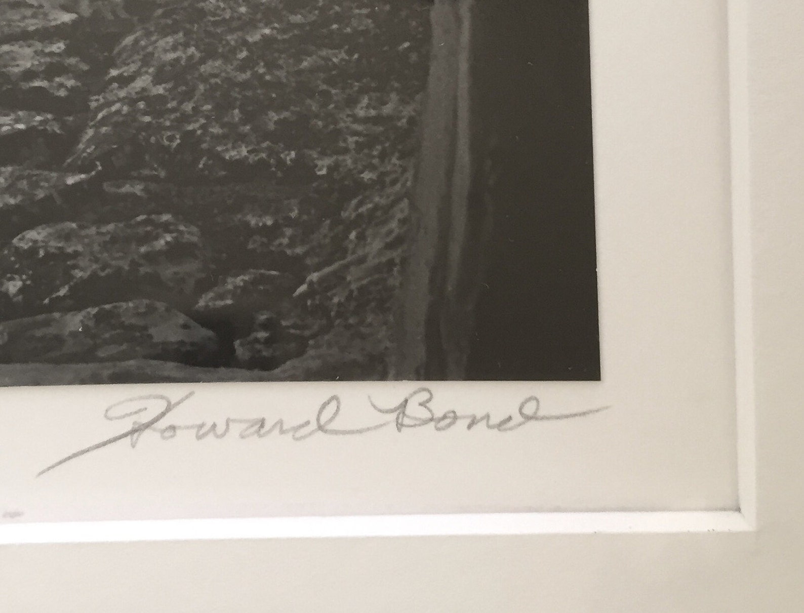 Howard Bond Passage Santorini Pencil Signed Photograph Framed | Etsy