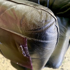 Nepsco Backsaver Zero Gravity Lounge Chair Recliner - Vintage Black Leather With Black Frame - Etsy